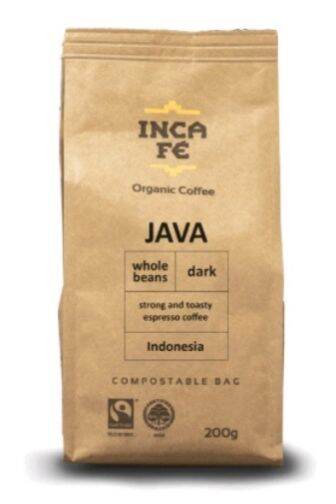 Inca Fe Organic Coffee Java 200g(Whole Bean) | Lazada