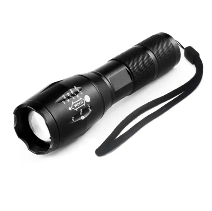 Senter Jarak Jauh Senter Taktikal LED Polisi Satpam Security XML T6 ...