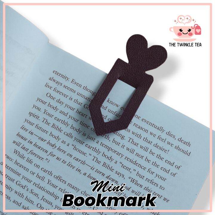 Mini Bookmark Synthetic Leather | Lazada PH