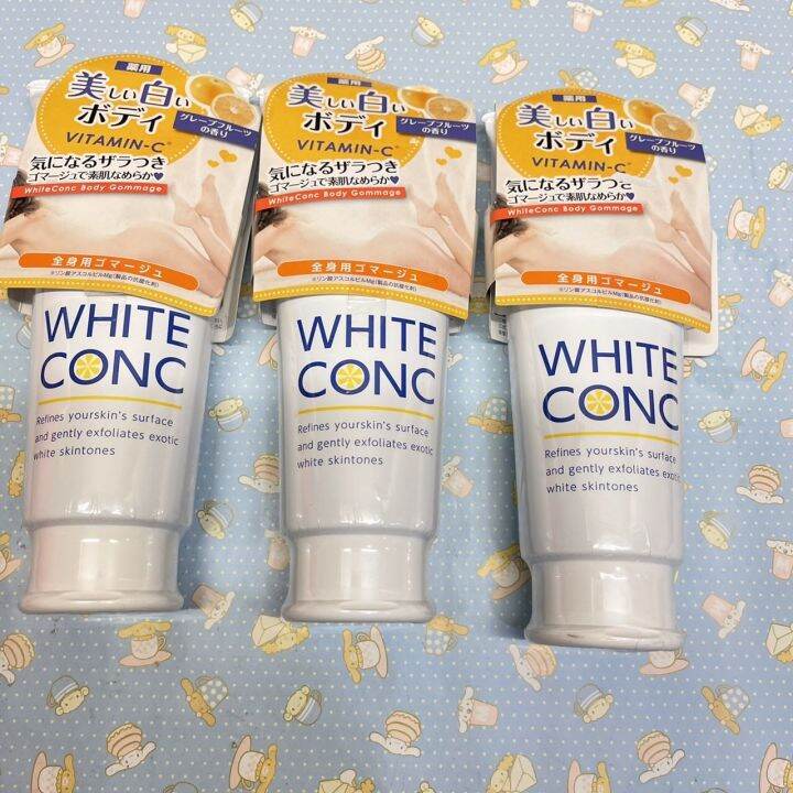 WHITE CONC BODY GOMMAGE ไวท์ คอง บอดี้ กอมมาจ สครับผิว | Lazada.co.th