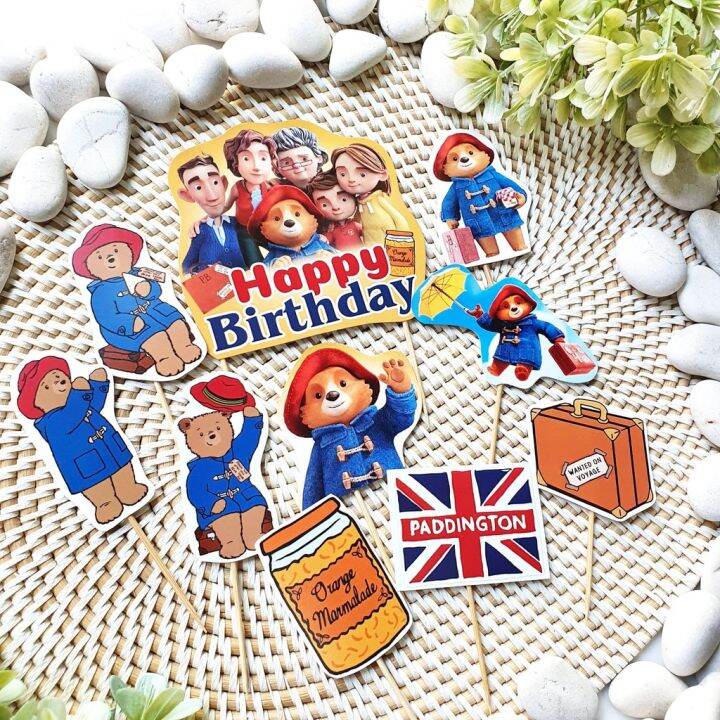 1 set topper toper tusukan hiasan kue cake nasi tumpeng ulang tahun ...