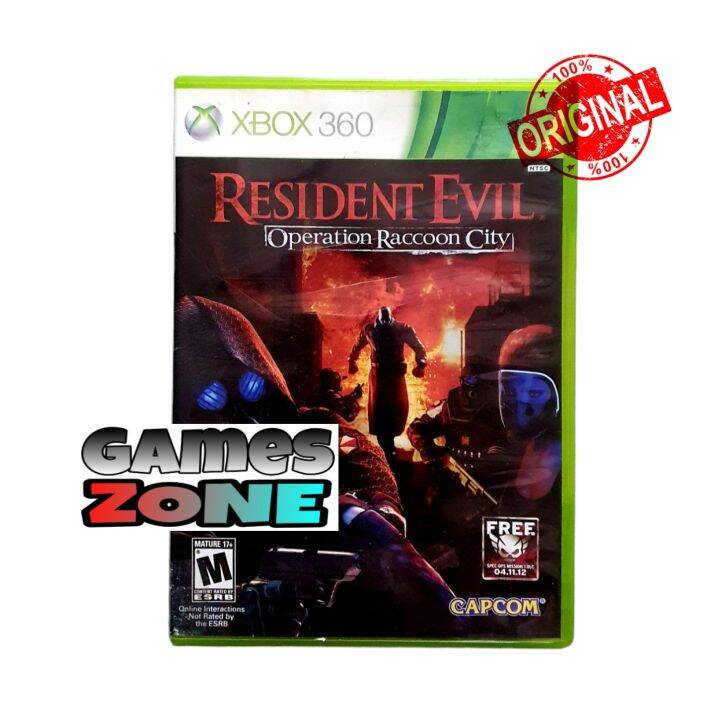 Xbox 360 Game Resident Evil Operation Racoon City (with freebie ...