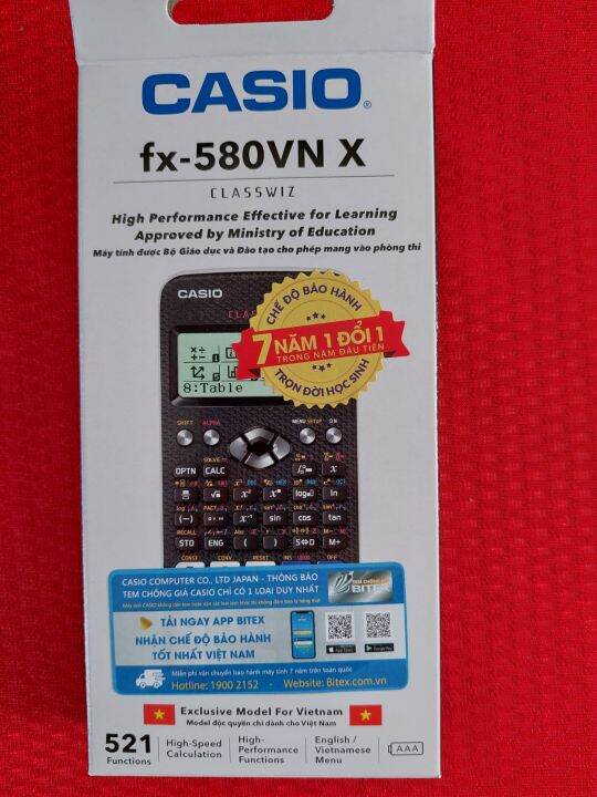 Casio 580 VN X | Lazada.vn: Mua bán trực tuyến Máy tính với giá rẻ ...