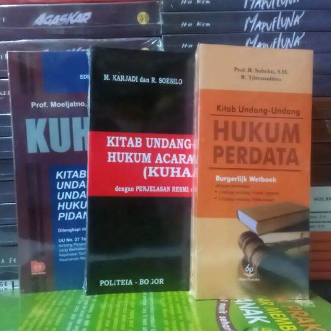 Buku KUHP - KUHAP - KUH PERDATA (BW) Edisi Terbaru | Lazada Indonesia