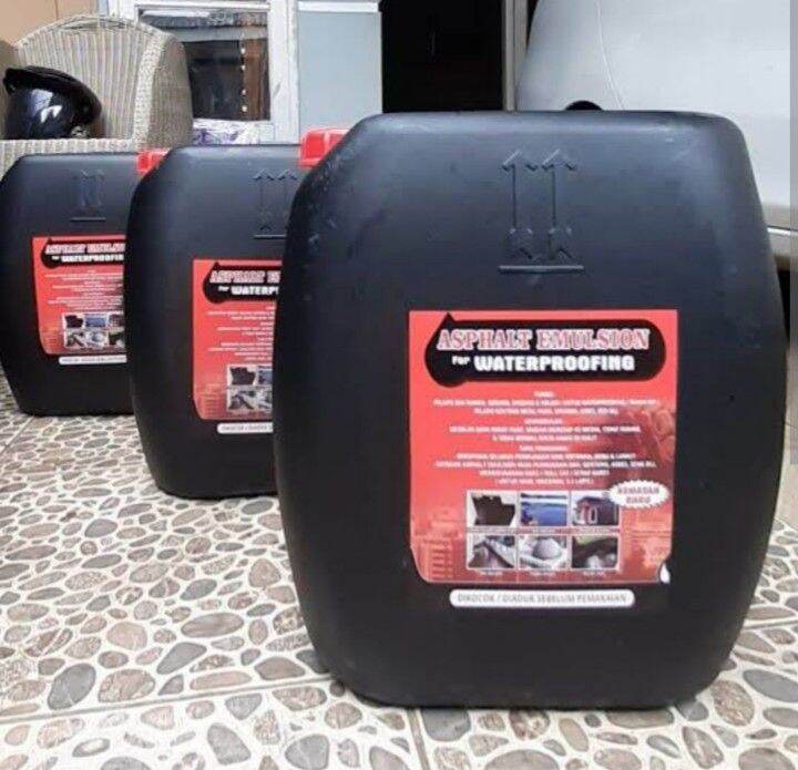 Aspal cair Emulsion for waterproofing 25 kg | Lazada Indonesia