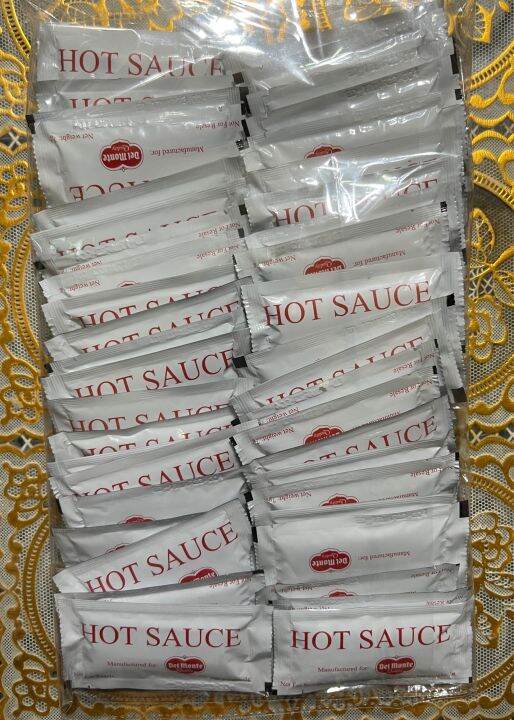 REPACKED Del Monte Hot Sauce Sachet 7g (50pcs) | Lazada PH