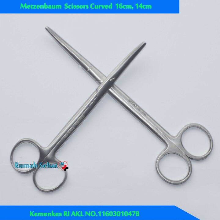Gunting Metzenbaum Bengkok 16cm 18cm | Lazada Indonesia