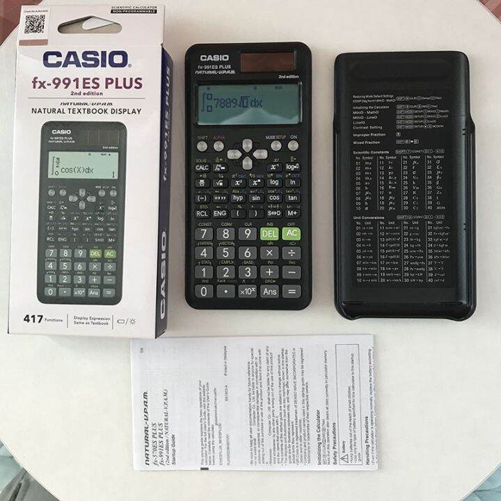 Casio FX-991ES PLUS เครื่องคิดเลขวิทยาศาสตร์คาสิโอ คาสิโอ เครื่องคิดเลข ...