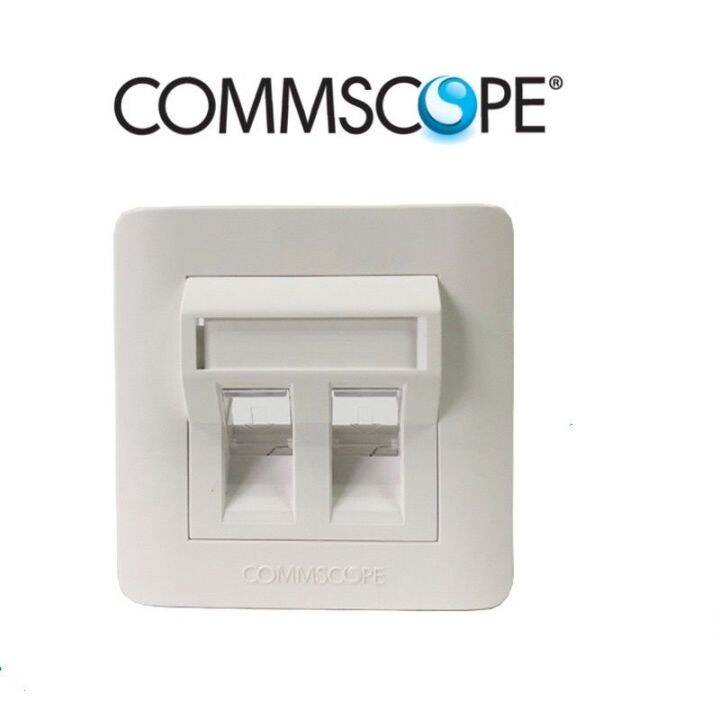 COMMSCOPE RJ45/CAT6 FACEPLATE KIT DECORATOR (DOUBLE GANG) | Lazada