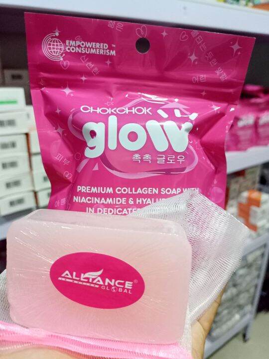 Chokchok Glow Premium Collagen Soap (135g) Made in Korea | Lazada PH