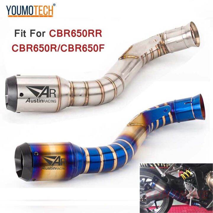For HONDA CB650F CBR650F 2014-2022 CBR650R CBR650R 2019-2022 Exhaust ...