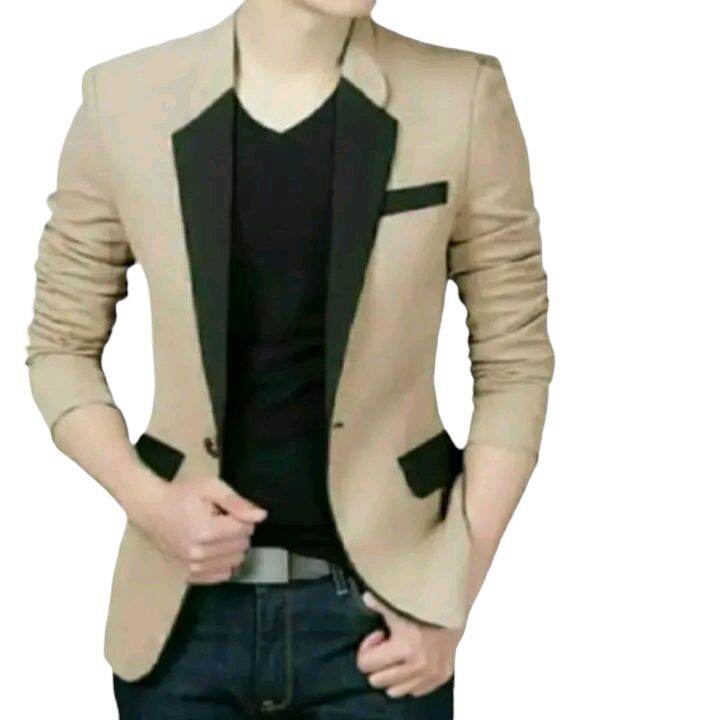 Jas Blazer Formal Pria Slimfit kekinian bisa Request warna | Lazada ...
