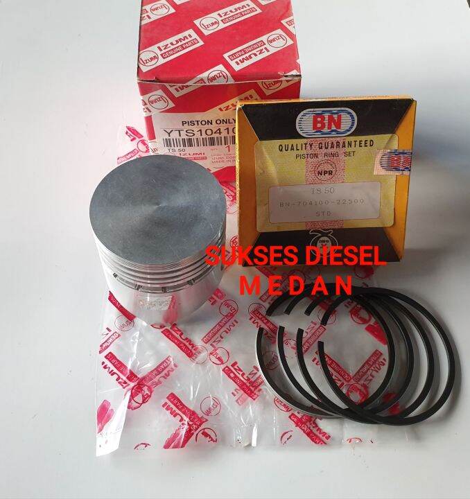 TS50 TS 50 PISTON + RING PISTON SEHER MESIN DIESEL YANMAR MEREK IZUMI | Lazada Indonesia