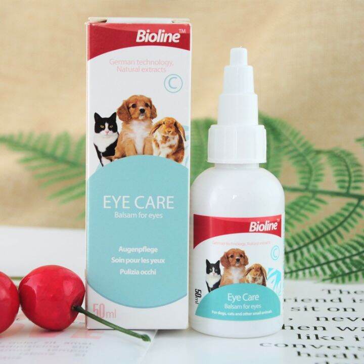 Bioline Eye Care Drops Balsam for Eyes Dog Eye Cleaner 50ml | Lazada PH