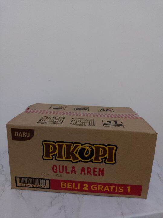 PIKOPI GULA AREN KARTON (ISI 12 renteng x 15 sachet x 22 gram) | Lazada ...