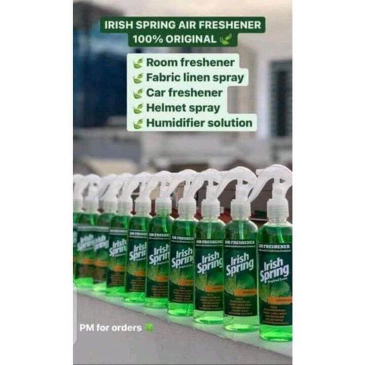 250ml IRISH SPRING AIR FRESHENER SPRAY Disinfectant,Deodorizer,Anti ...