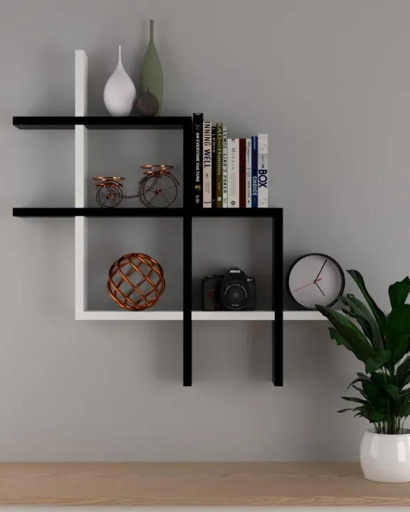 Rak Ambalan Dinding Minimalis Rak Tempel Tembok Rak Kayu Rak vas bunga ...