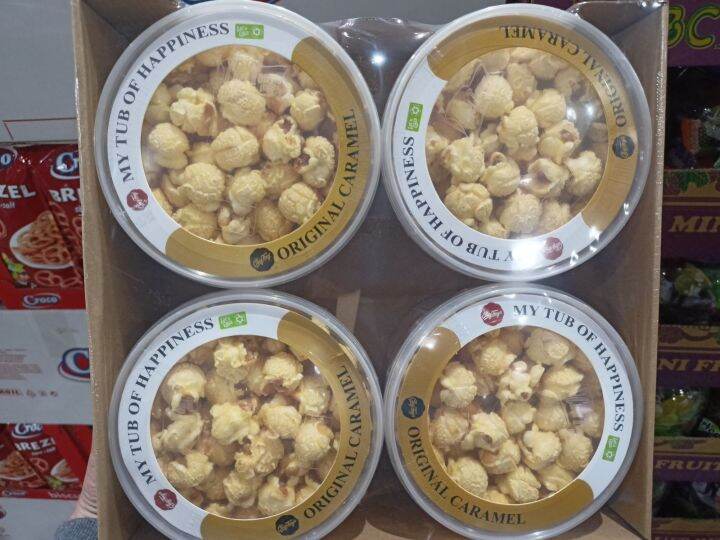 Chef Tony Original Caramel Popcorn Flavor 4 Tubs | Lazada PH