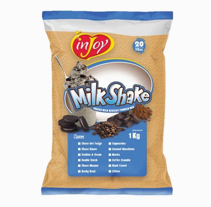 INJOY CAPPUCCINO MILKSHAKE | ICE CANDY POWDER | SHAKE POWDER (1KG ...