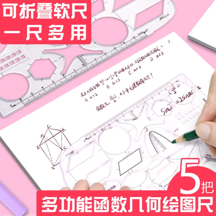 Multifunctional Ruler Function Geometric Ruler High School Student ...