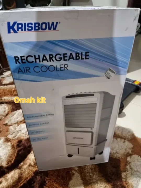 krisbow emergency air cooler rechargeable kipas air cooler recharge ...