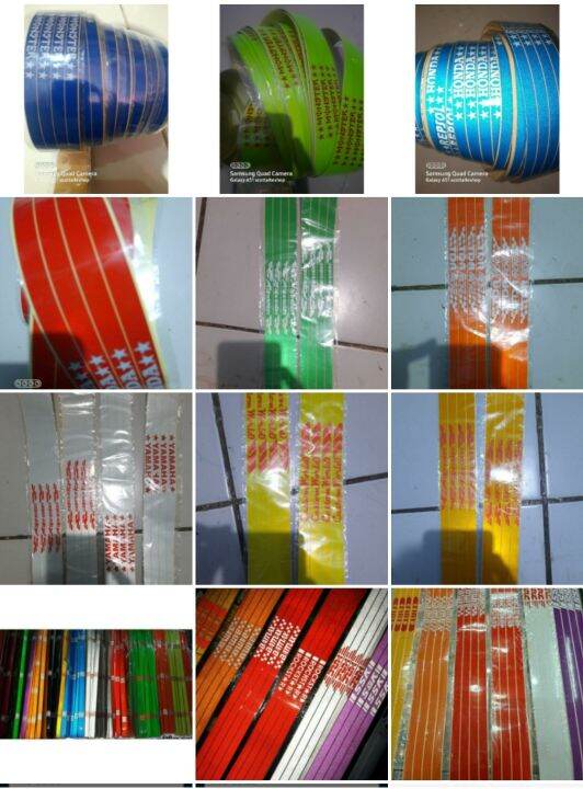 Stiker lis tulisan untuk velg | Lazada Indonesia