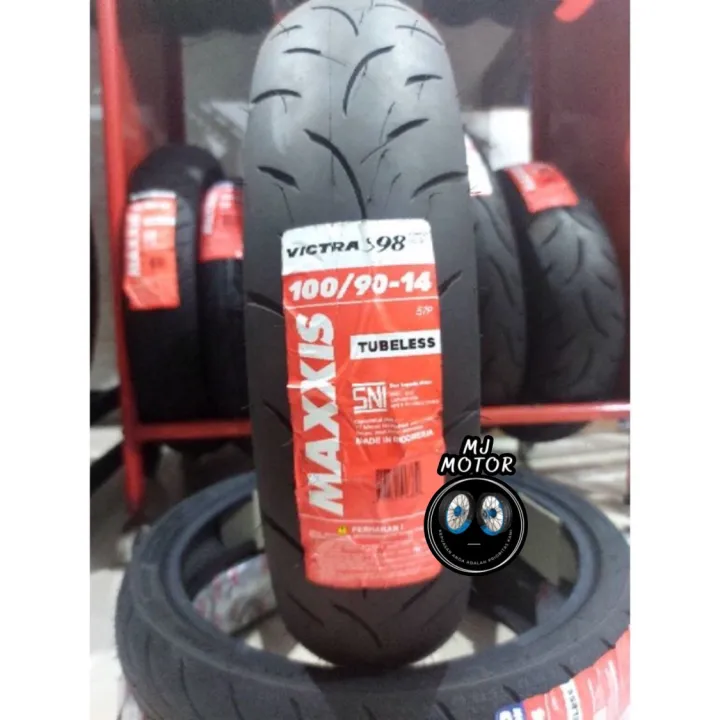 Ban Maxxis Victra S98 ST 100/90-14 TUBELESS Harga Satuan Produksi ...