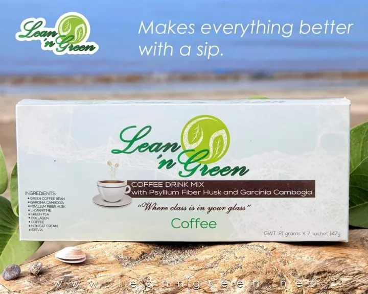 ORIGINAL LEAN N GREEN COFFEE AND LEAN N GREEN TEA | Lazada PH