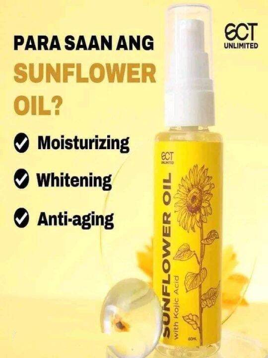 SCT SUNFLOWER OIL WITH KOJIC ACID 60ML | Lazada PH