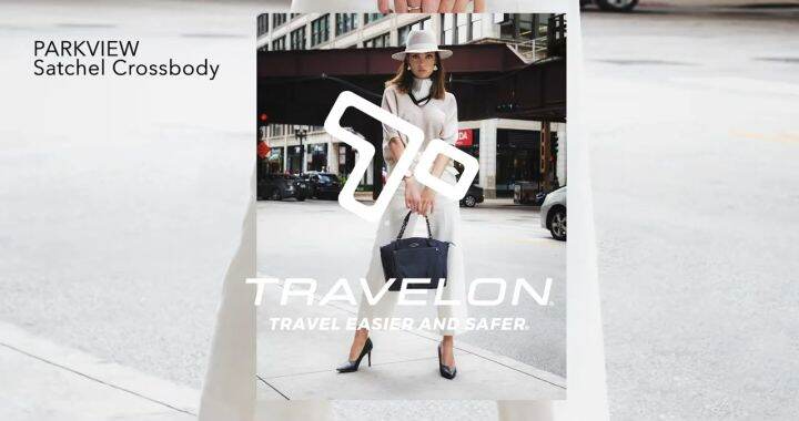 TRAVELON Anti-Theft Parkview Satchel Crossbody Bag (43409) กระเป๋าถือ กระเป๋าสะพายข้าง | Lazada ...