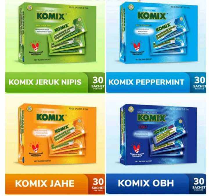 komix 1box isi 30 sachet | Lazada