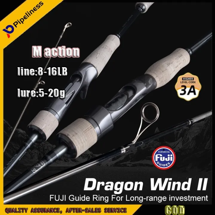 Pipeliness Fishing Rods ,2 Section Ultralight rod ,Fuji Guide Ring ...