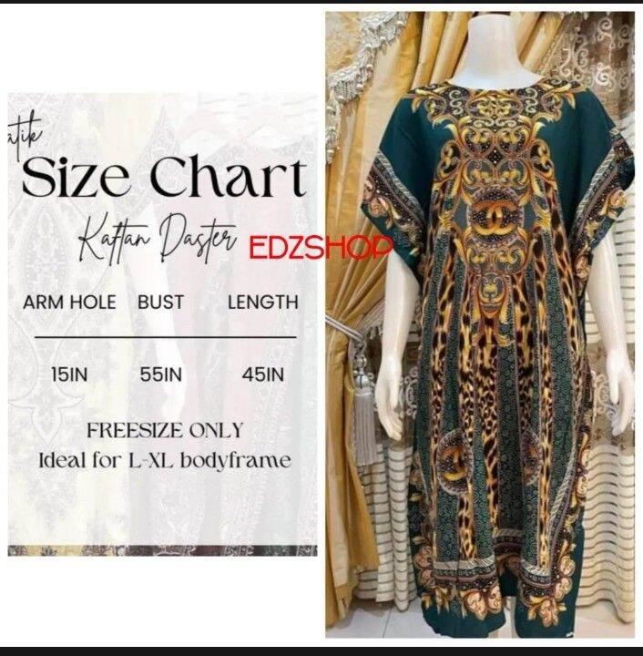 Duster Batik Caftan | Lazada PH