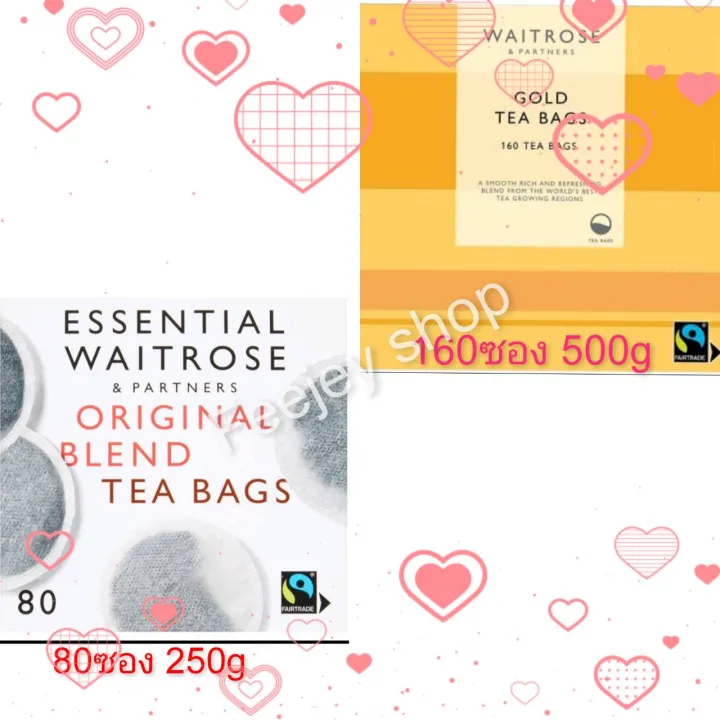 WAITROSE & Partners 🫖 Original Blend tea bags//🫖Gold tea bags ชาคุณภาพ ...