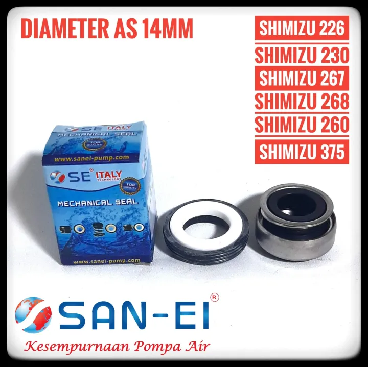 SAN-EI mechanical seal buat pompa air Shimizu PC260 | Lazada Indonesia