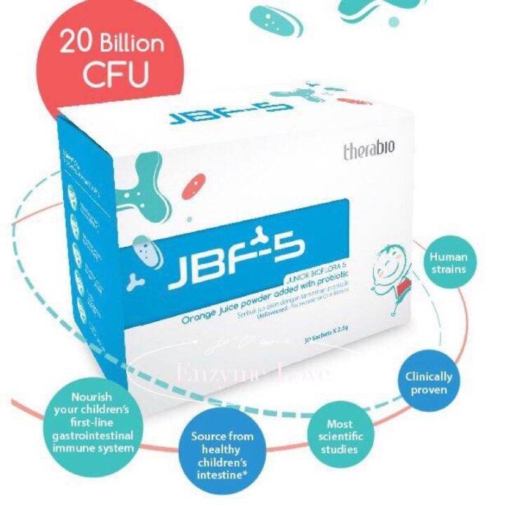 THERABIO Junior Bioflora 5 (JBF 5) 寶寶有益菌 2.5G X30 SACHET | Lazada