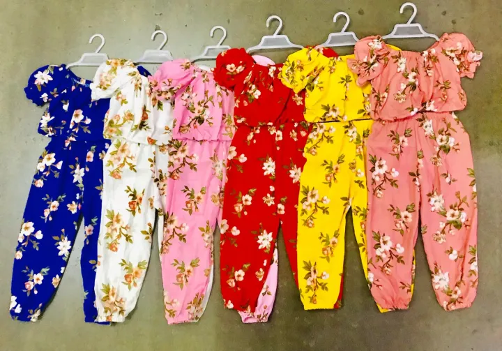 Floral Terno for kid's girl 2-4 yrs old | Lazada PH