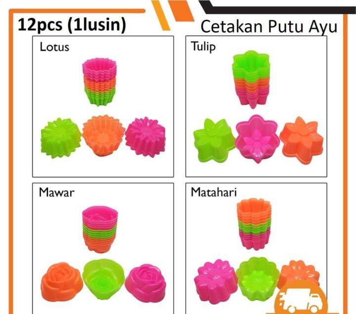 Cetakan putu ayu mawar 12pc | Lazada Indonesia