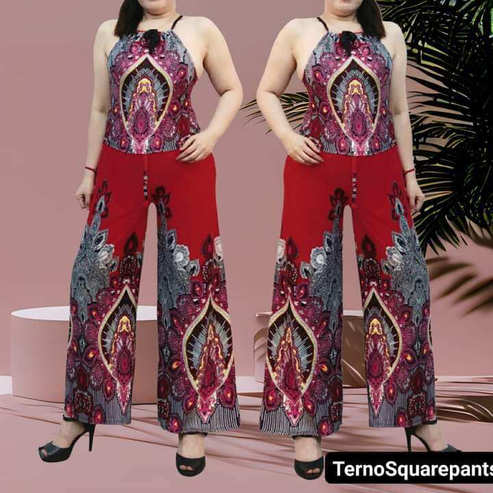 CLASSY TERNO FLOWY SQUAREPANTS ( FIT UP TO 1XL) | Lazada PH