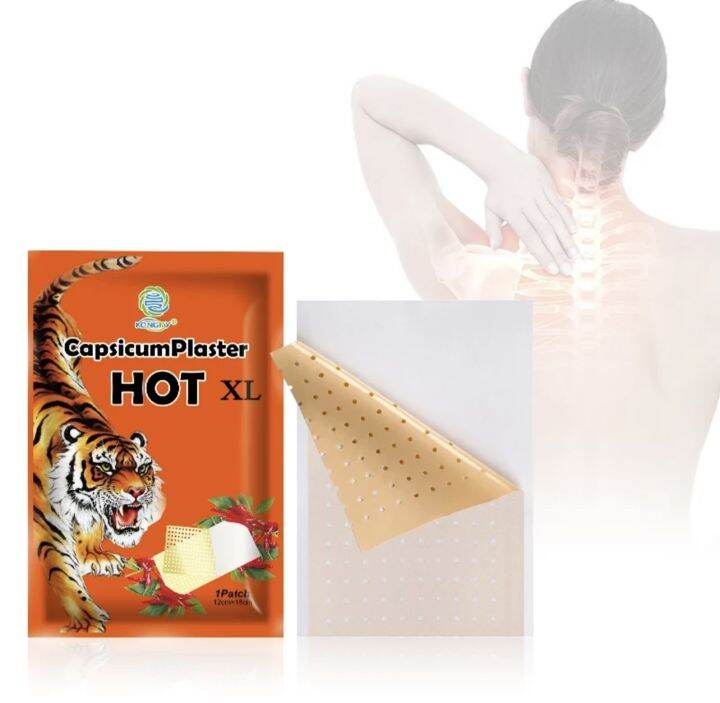 Tiger Balm Pain Relieving Large Patch Capsicum Plaster Patch Chili ...