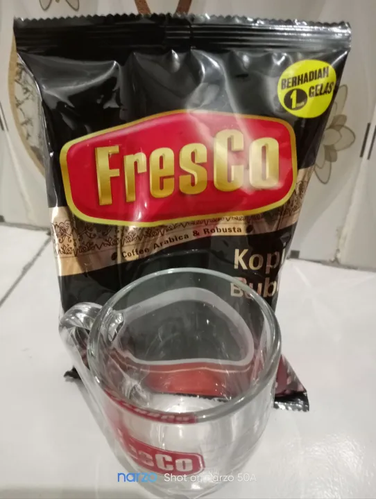 KOPI Bubuk Fresco Arabika dan robusta kapal api free gelas cantik ...