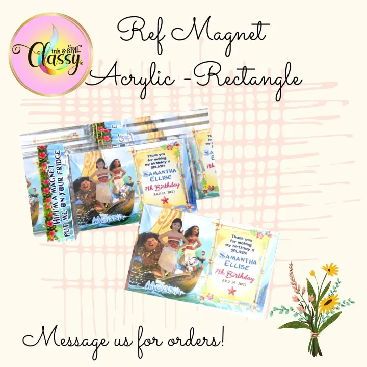 Ref Magnet (Acrylic photo insert- ATM size) | Lazada PH