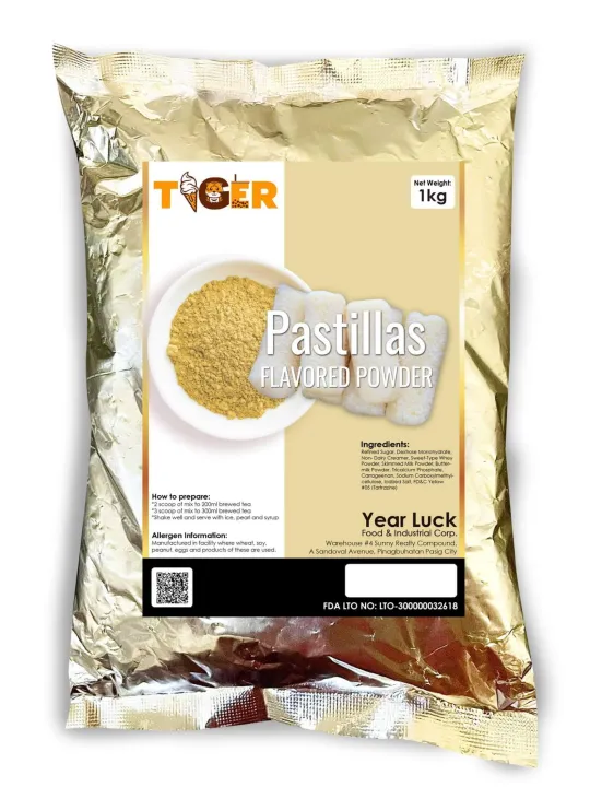 Tiger Pastillas Flavored Powder 1kg. (ideal for milktea flavors ...