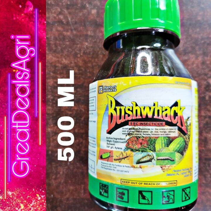 BUSHWHACK 5 EC INSECTICIDE (500mL) BY PLANTERS PRODUCTS | Lazada PH