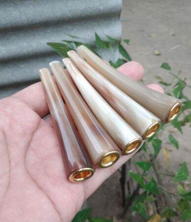 Pipa Once Tanduk Kerbau Bule Tembus Cahaya 10cm | Lazada Indonesia