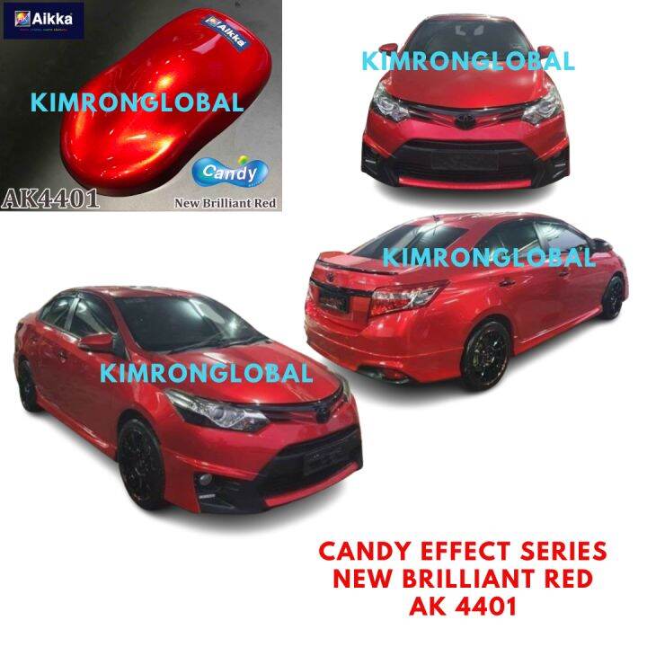 Aikka Paint AK4401 New Brilliant Red, Candy Effect Series | Lazada