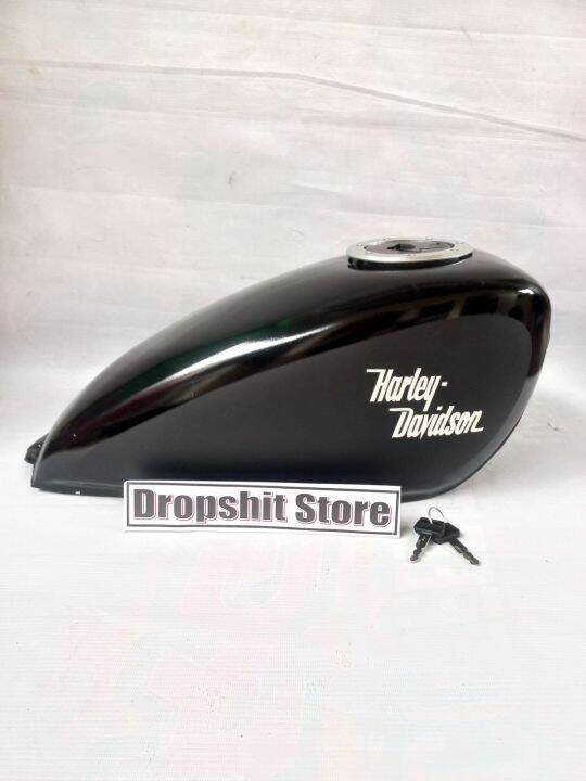 Tangki Cat Harley Davidson Japstyle Bobber Chopper Custom Hitam Glossy ...