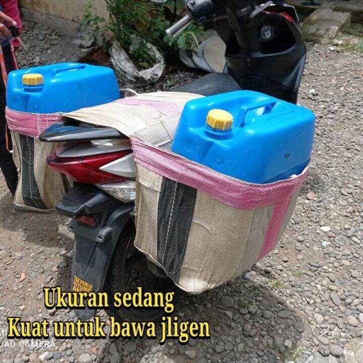 tas motor super kuat bisa untuk membawa galon & gas lpg | tas obrok ...