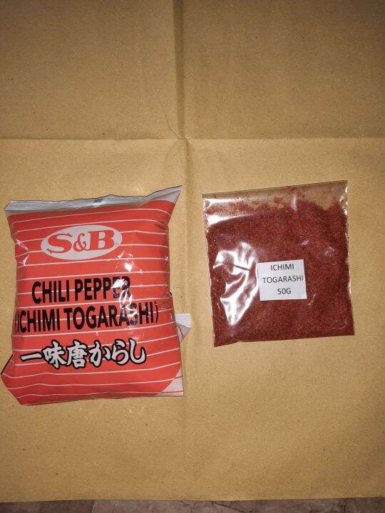 REPACKED Authentic S&B Ichimi Togarashi (50g) | Lazada PH