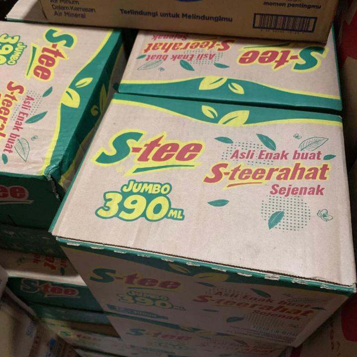 S-tee botol 390ml 1 dus isi 12 botol / minuman teh | Lazada Indonesia